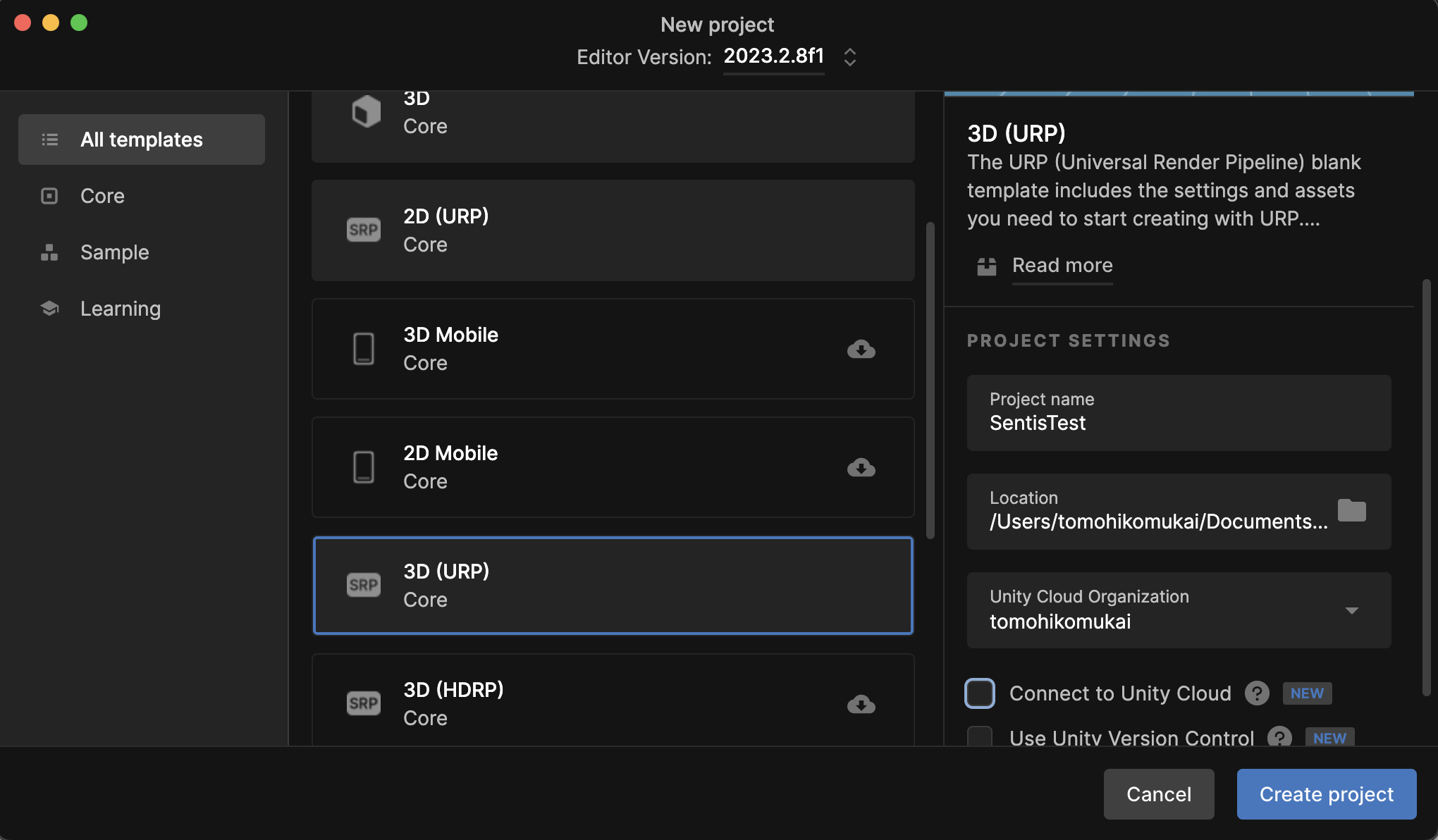 Unity Sentisの試用 – Mukai Laboratory