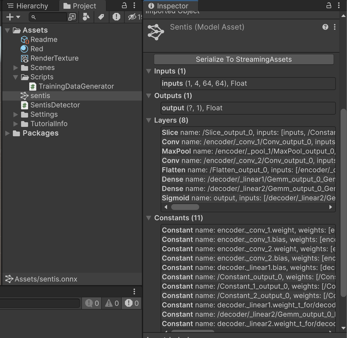 Unity Sentisの試用 – Mukai Laboratory