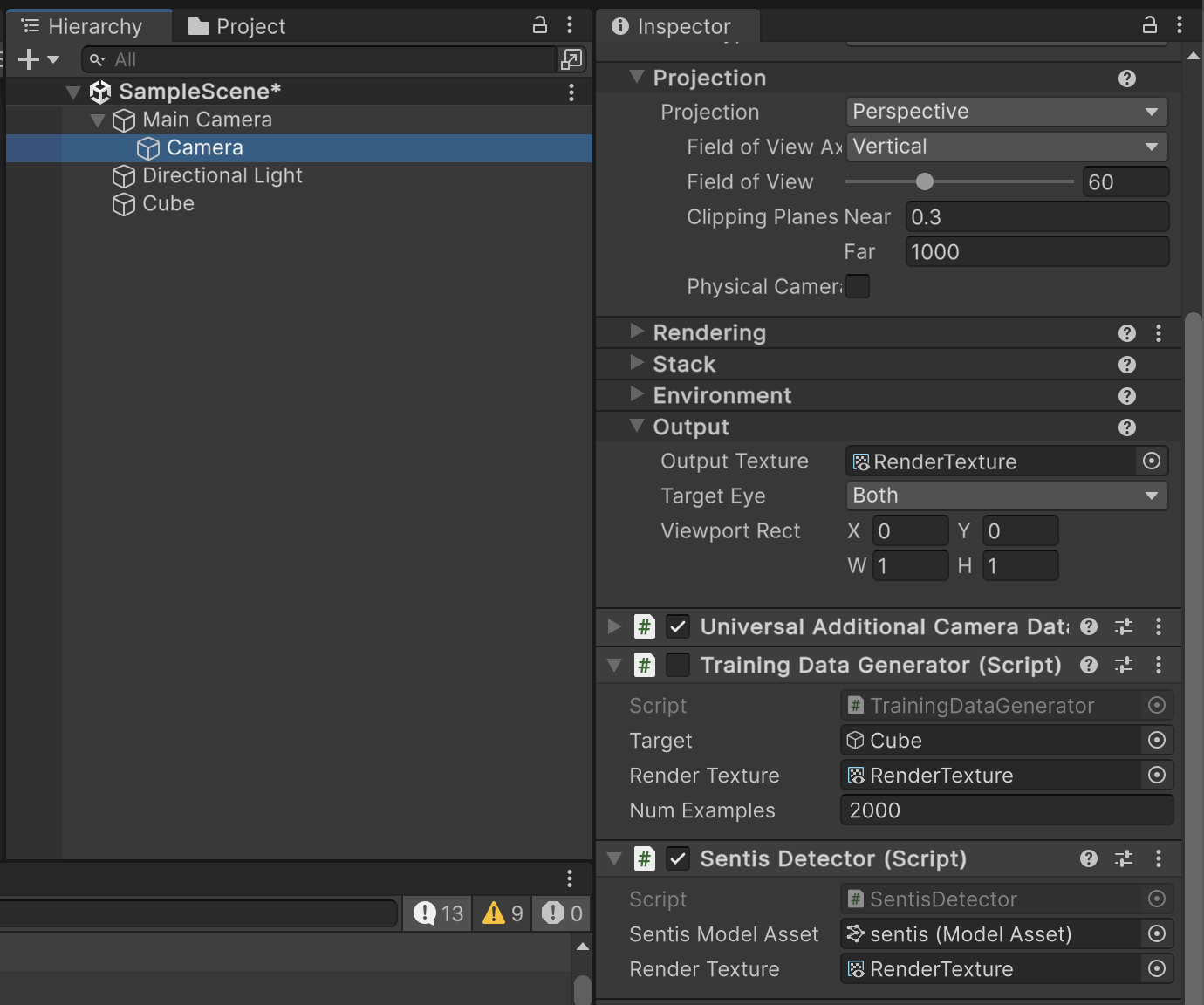 Unity Sentisの試用 – Mukai Laboratory